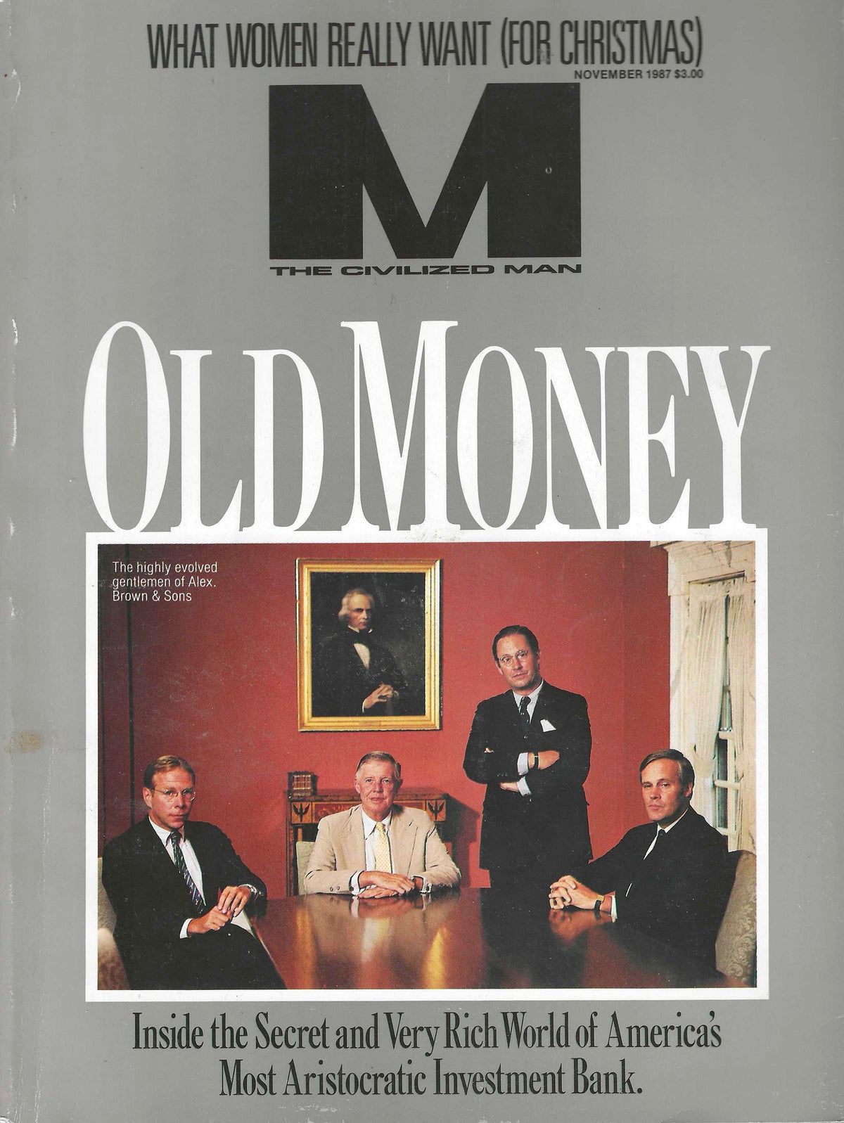 M The Civilized Man – November 1987– Cast & Lane