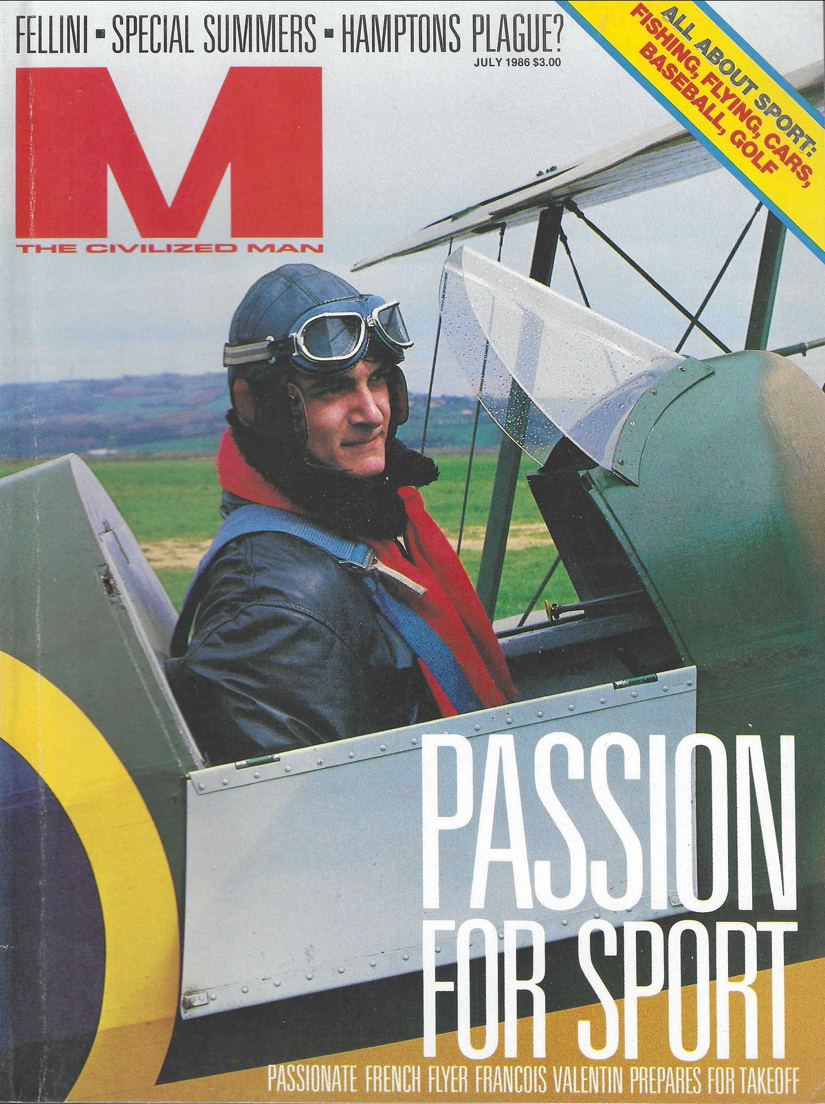 M The Civilized Man – July 1986– Cast & Lane